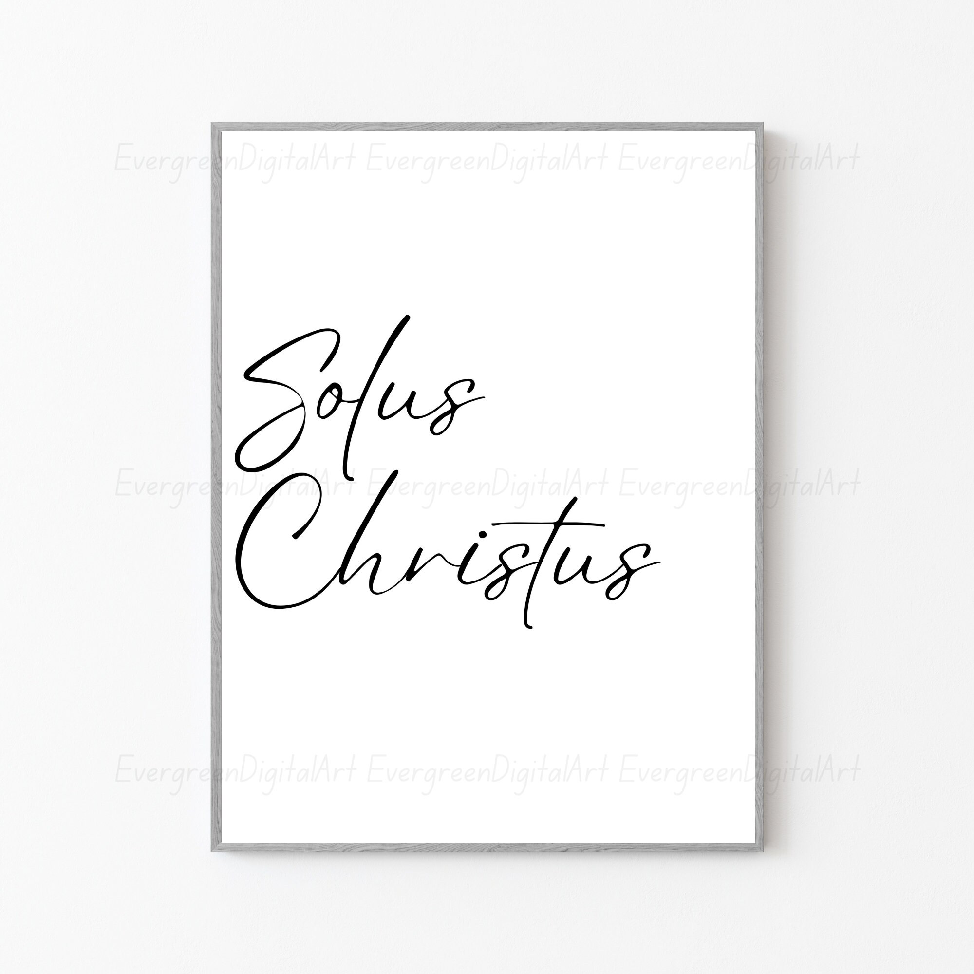 The Five Solas Digital Prints | Sola Gratia, Sola Fide, Solus Christus ...