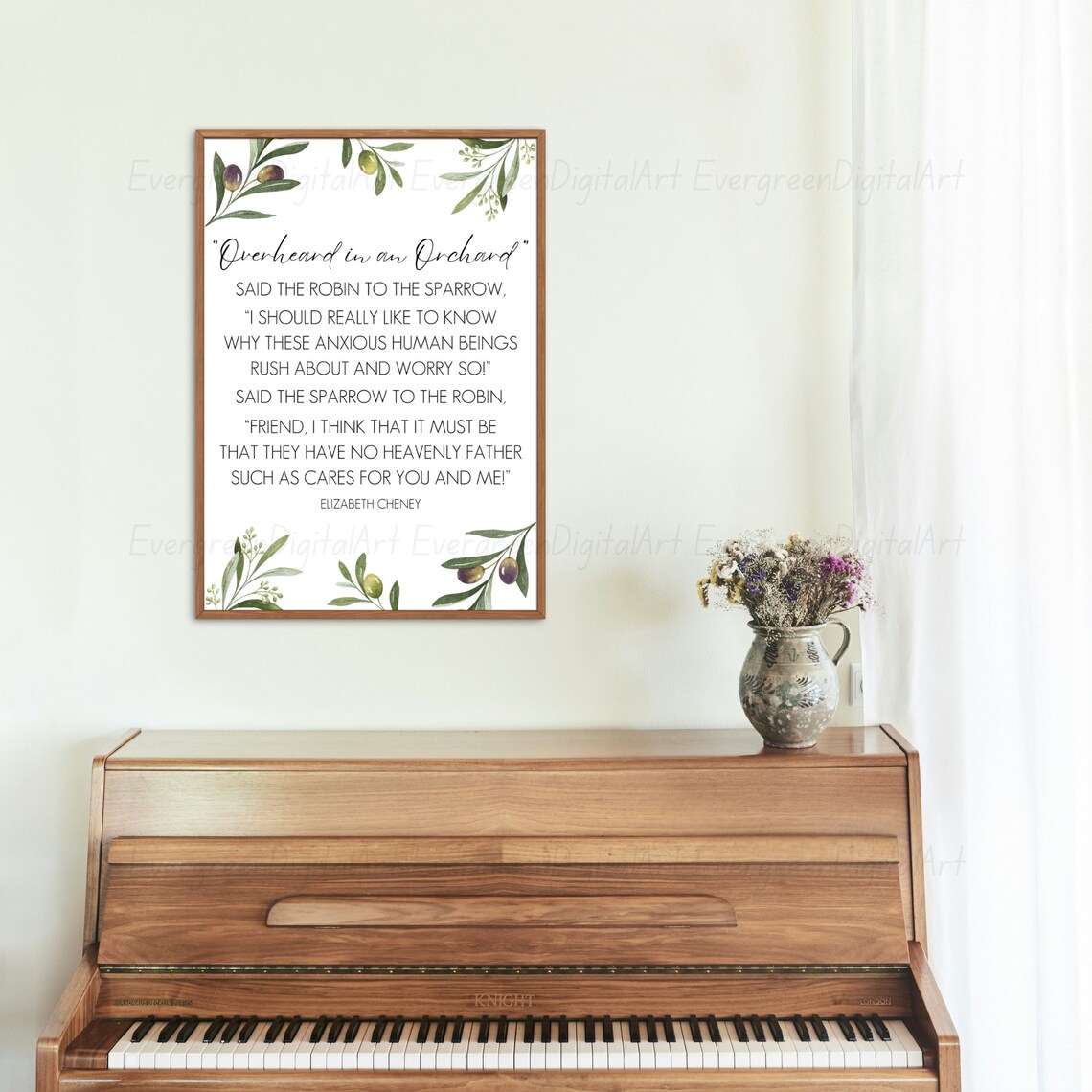 Overheard in an Orchard | Poem by Elizabeth Cheney | Christian Poetry ...