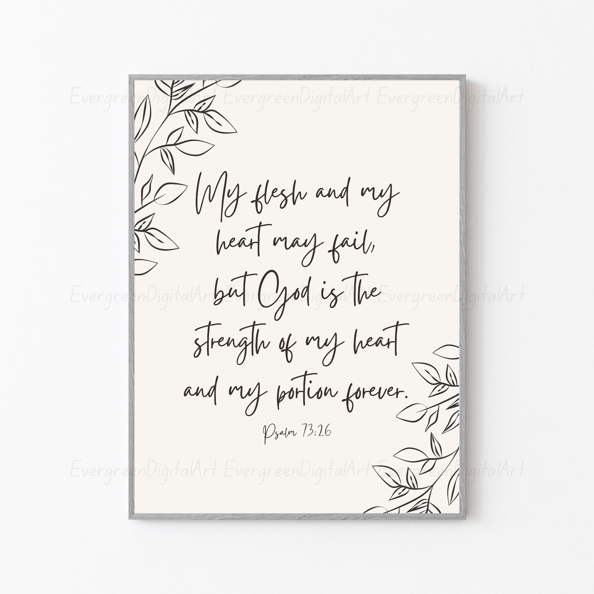 The Word Strength In Cursive