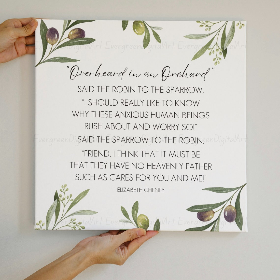 Overheard in an Orchard | Poem by Elizabeth Cheney | Christian Poetry ...