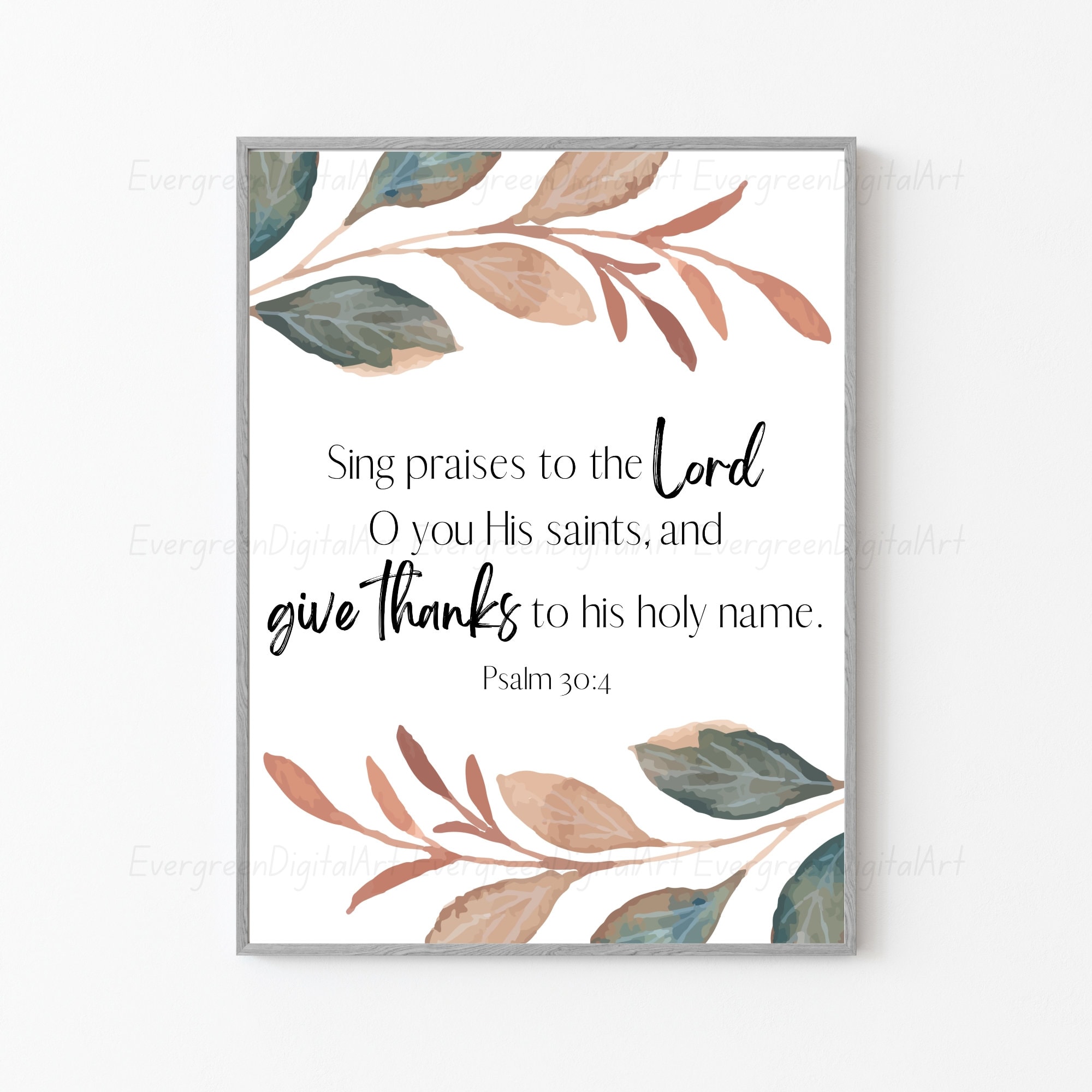 Sing Praises To The Lord