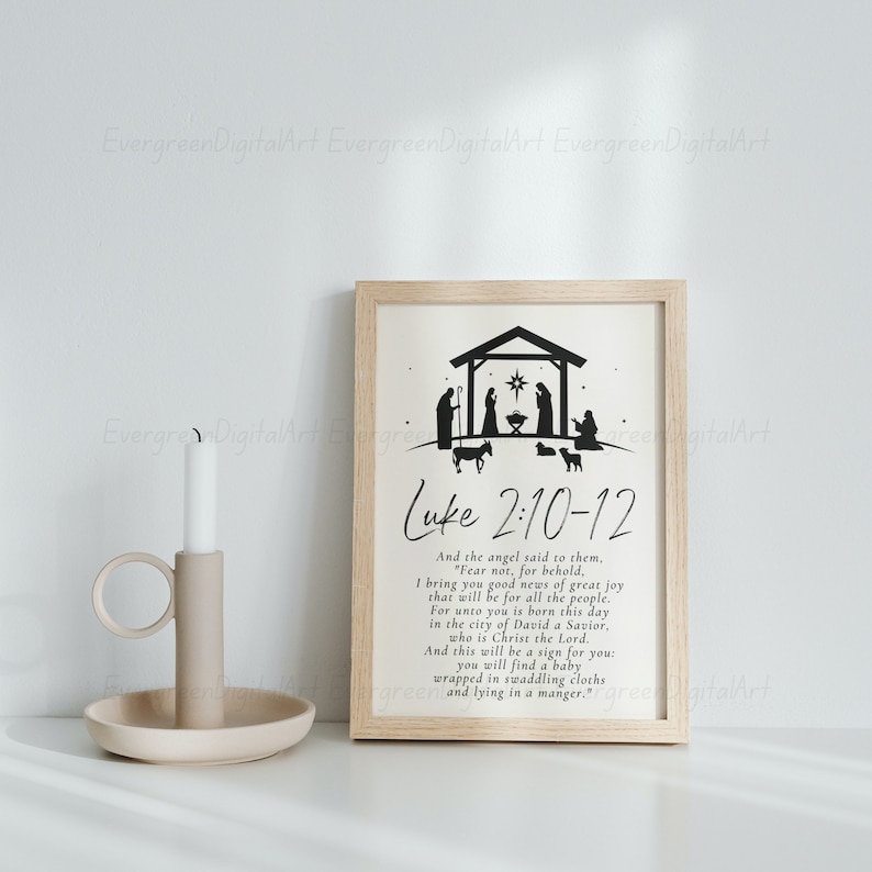 Luke 2:10-12 | for Unto You is Born This Day in the City of David a ...