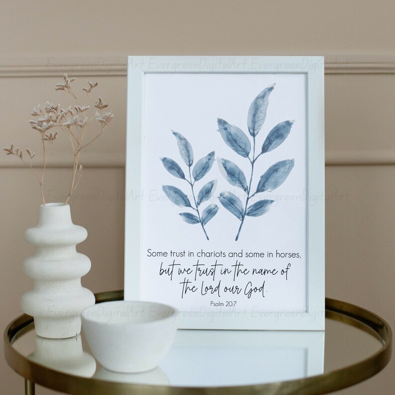 Psalm 20:7 | Some Trust in Chariots and Some in Horses, but We Trust in ...