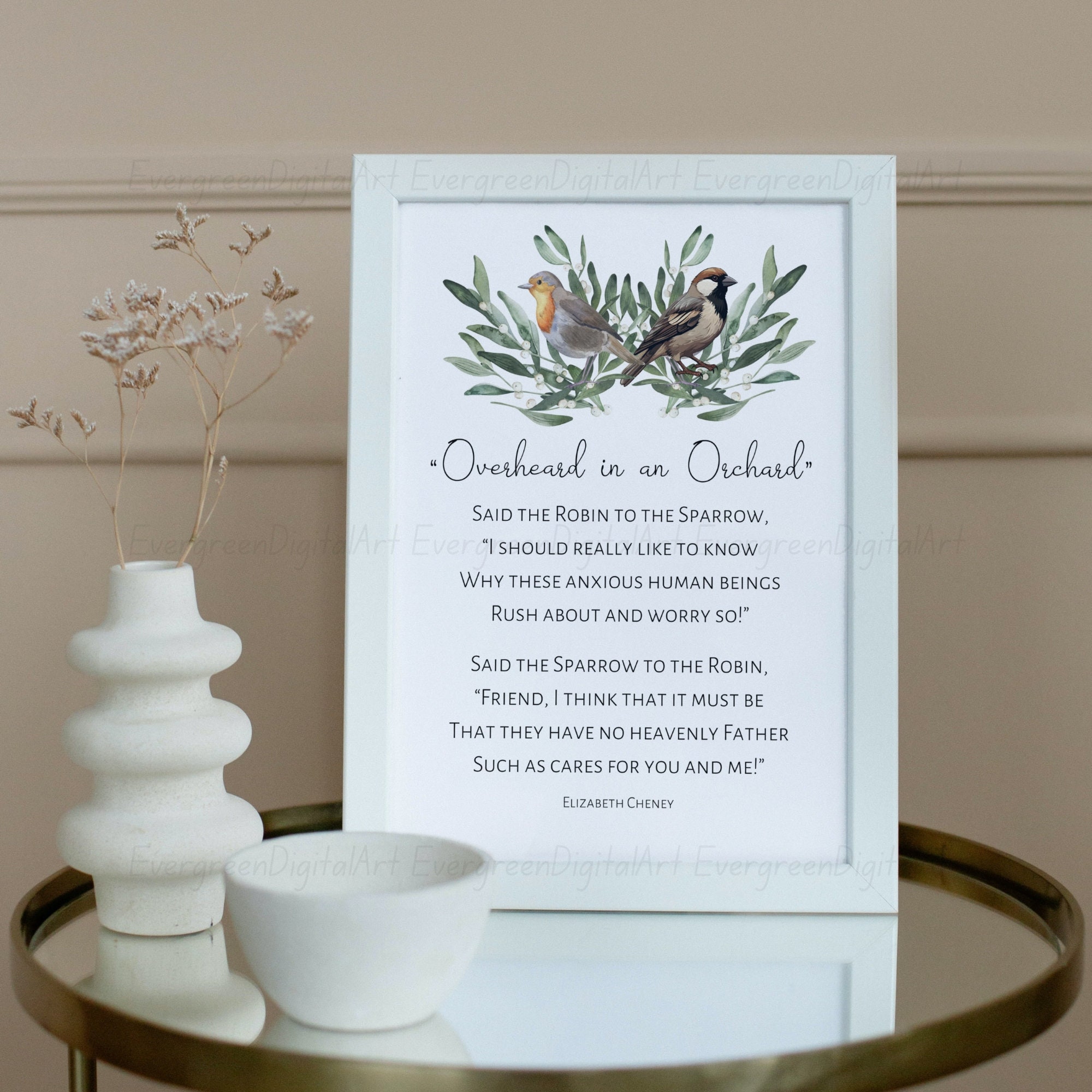 Elizabeth Cheney Poem | Overheard in an Orchard | Christian Poetry ...