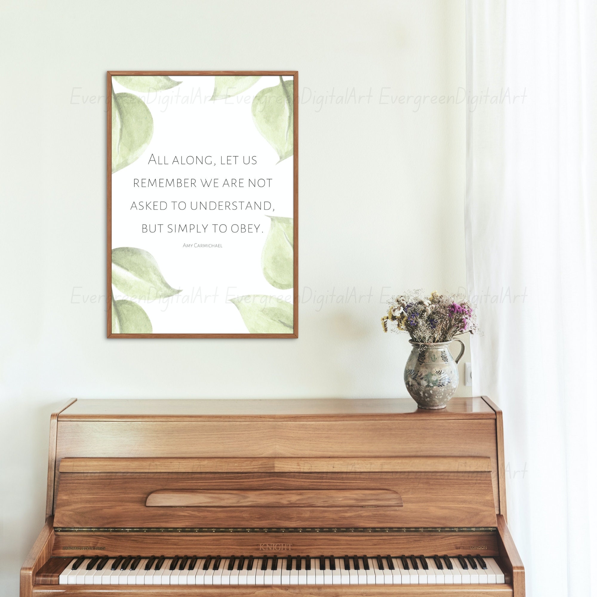 Amy Carmichael Quote | All Along, Let Us Remember We Are Not Asked to ...