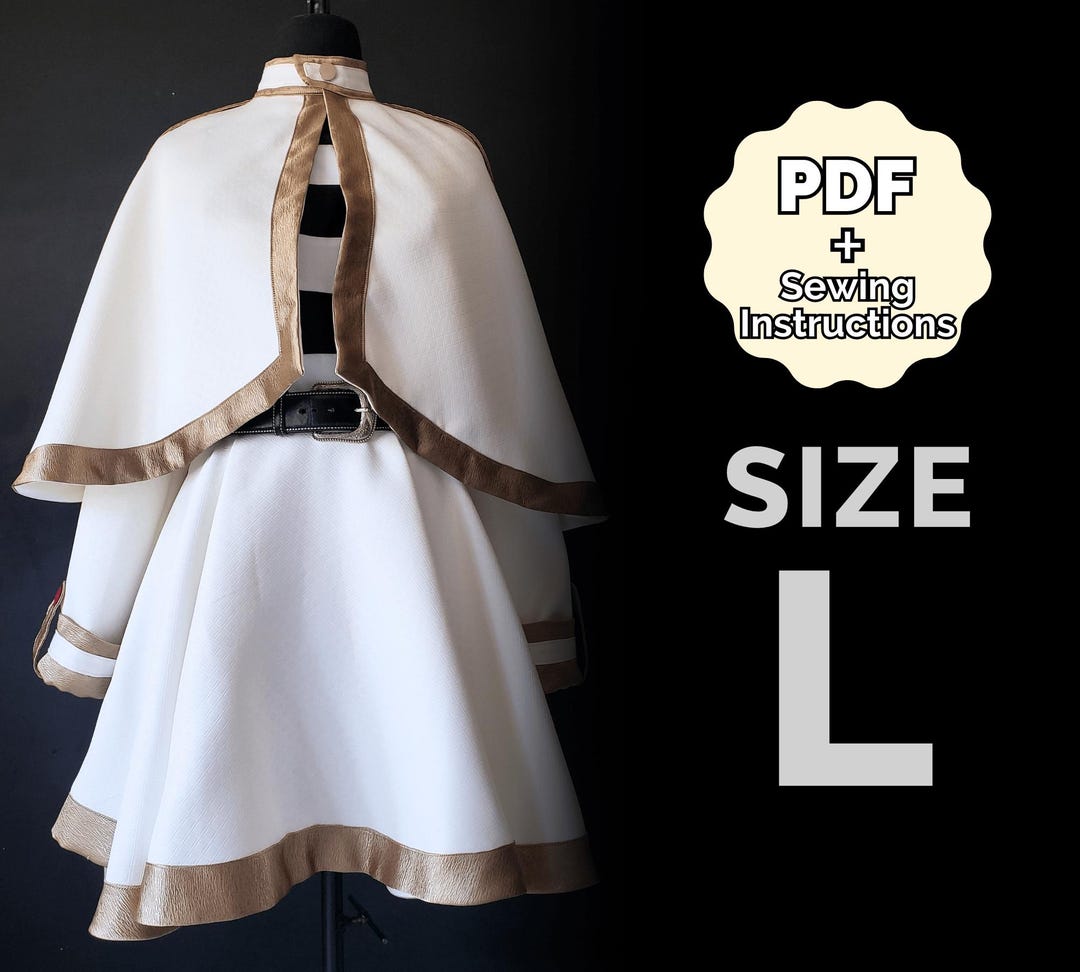 Elf Dress and Cloak Pattern Large/#40 (PDF + Sewing Instructions ...