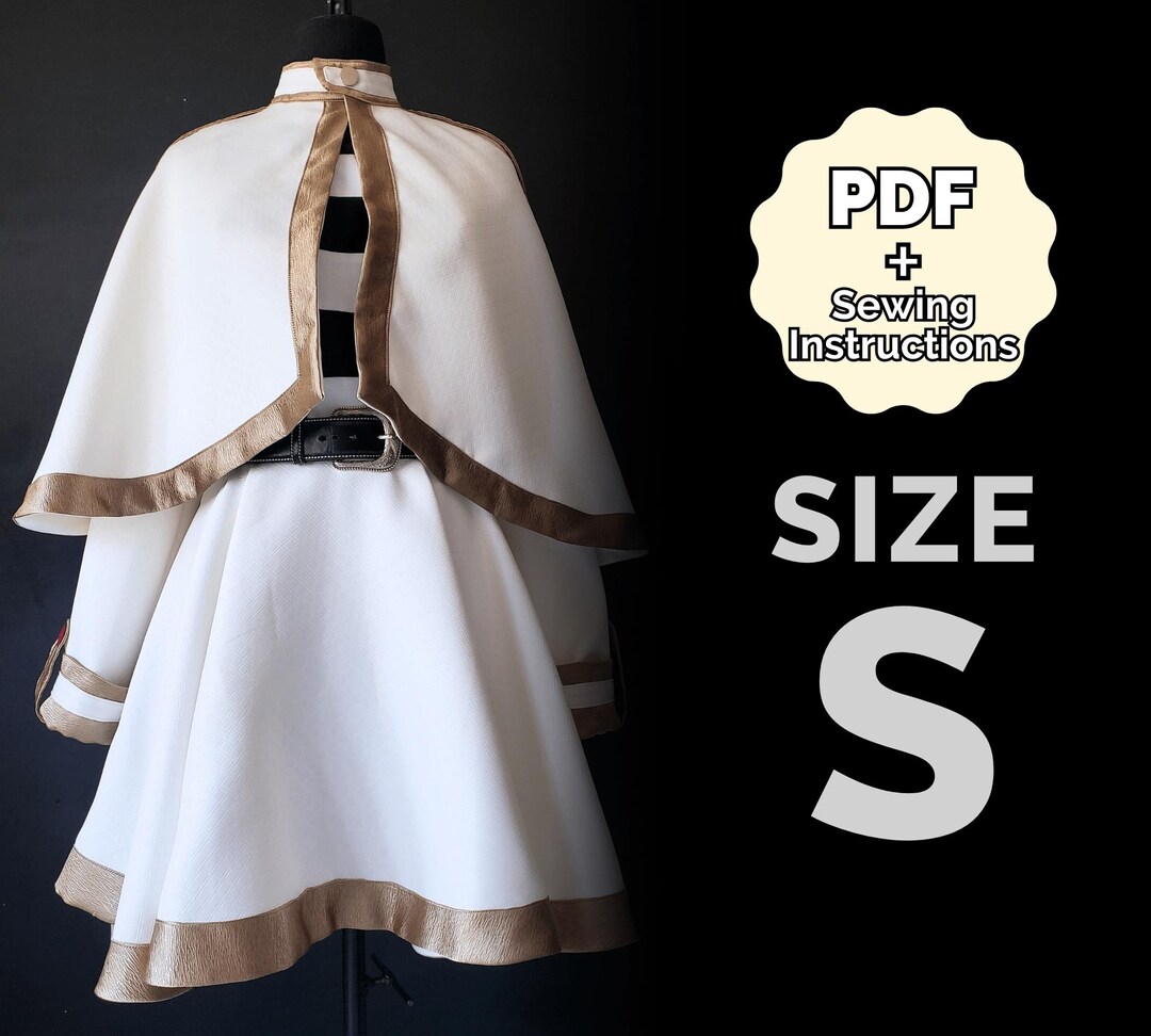 Elf Dress and Cloak Pattern Ssize Small/#28 (PDF + Sewing Instructions ...