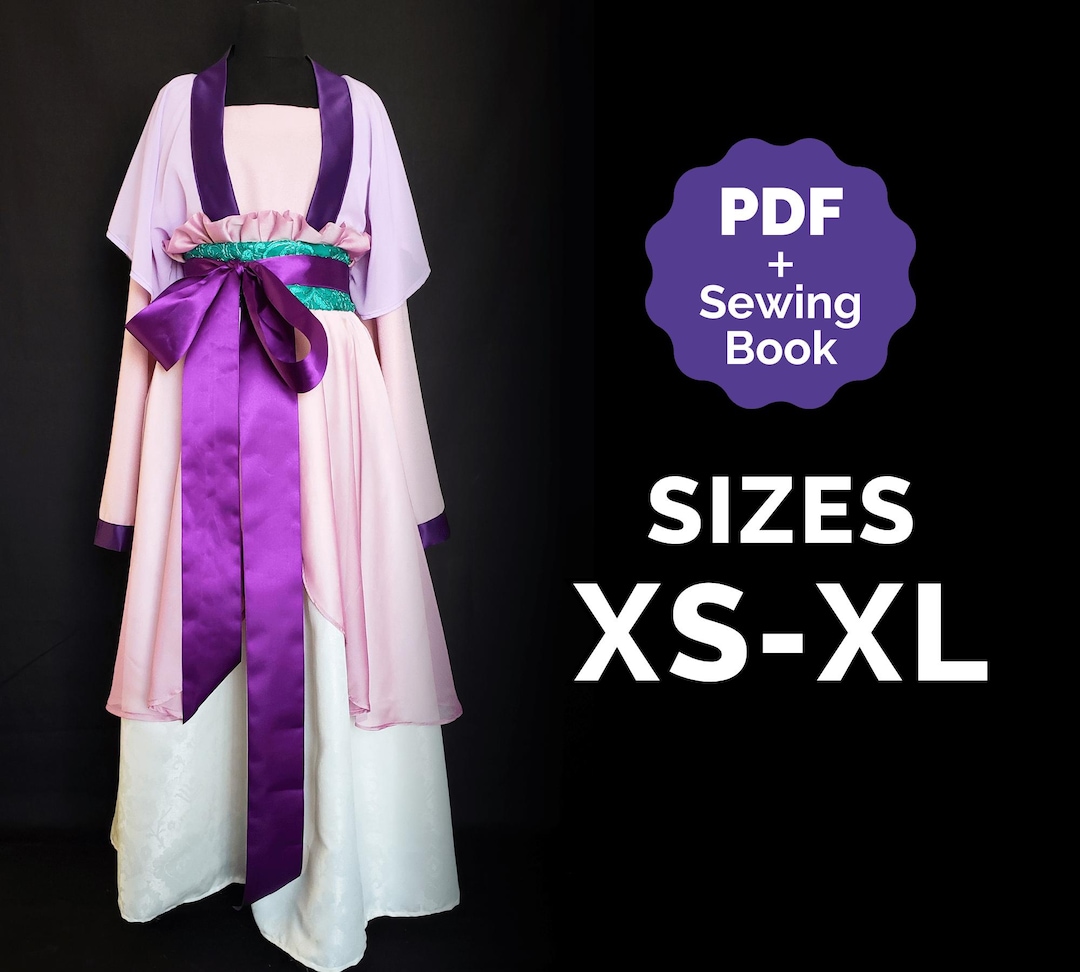 Moon Fairy Maomao Cosplay Pattern Inspired XS to XL (pdf + Sewing Guide ...