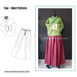 Aoqun Pattern (hanfu Daily Dress) Large/#40 (PDF + Sewing Instructions ...