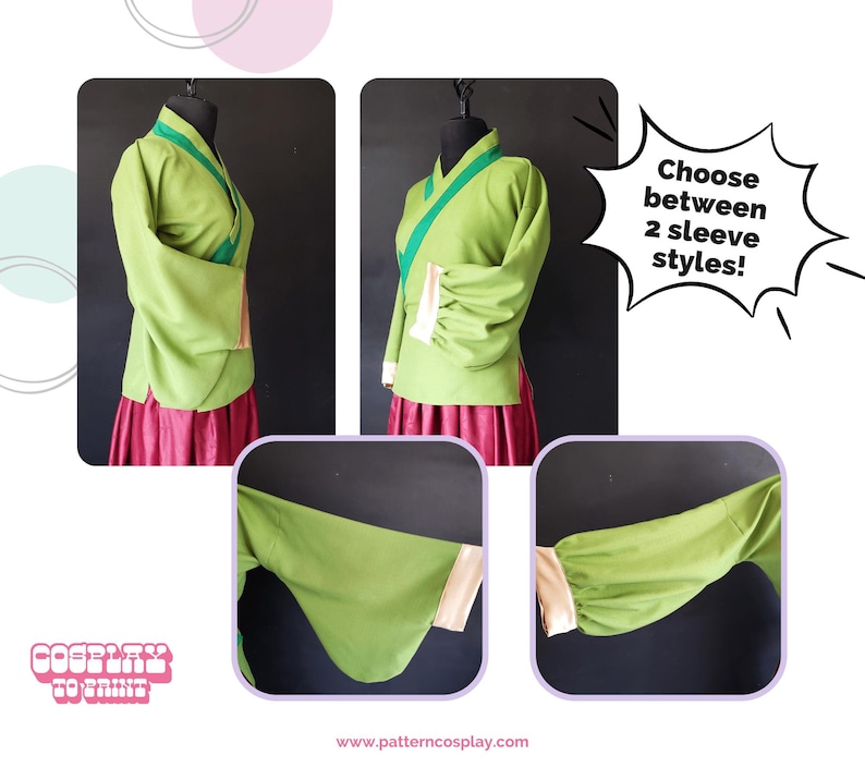 Aoqun Pattern Hanfu Daily Dress XS to XL (pdf + Sewing Guide) ENG ...