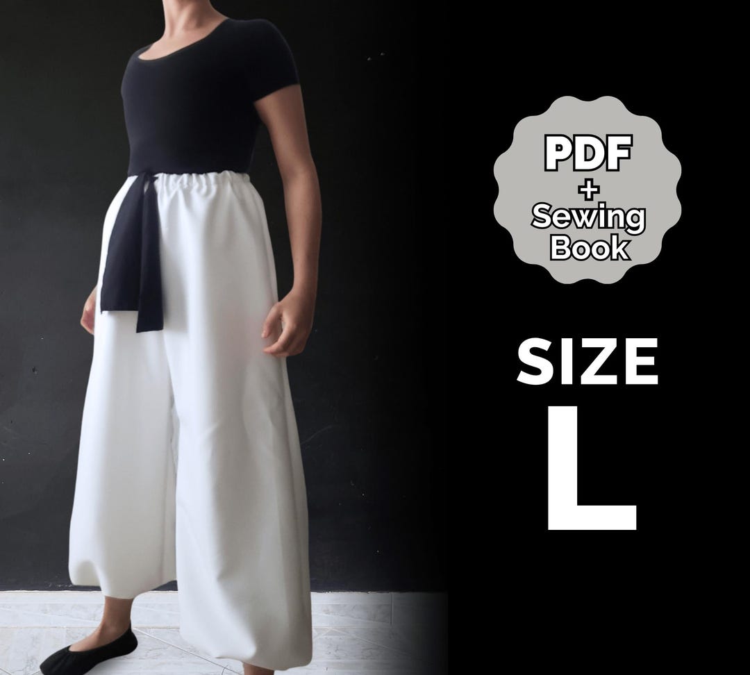 Baggy Pants Pattern Large/#40 (PDF + Sewing Instructions) Digital ENG ...