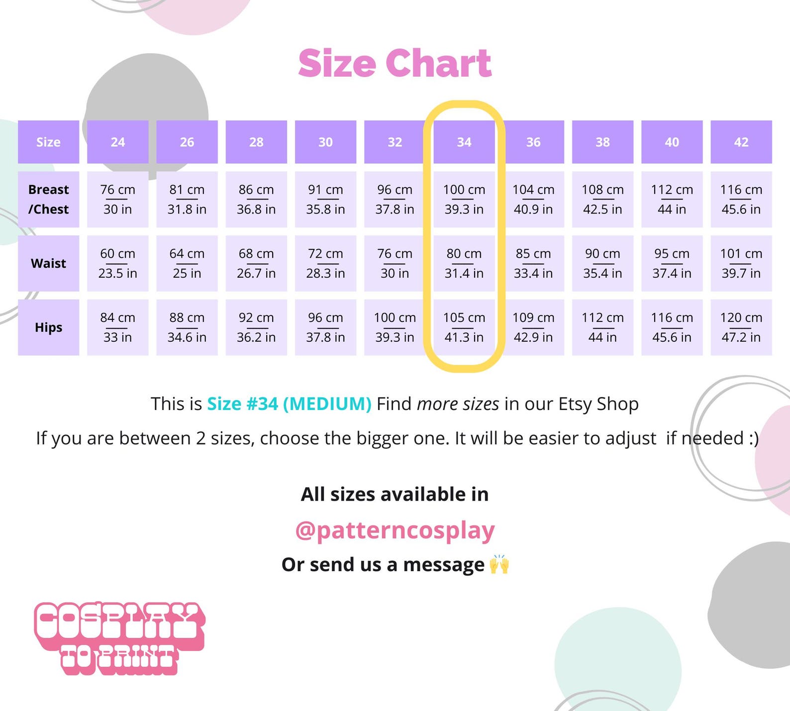 Survey Jacket Pattern Cosplay Size Medium/#34 (PDF + Sewing ...