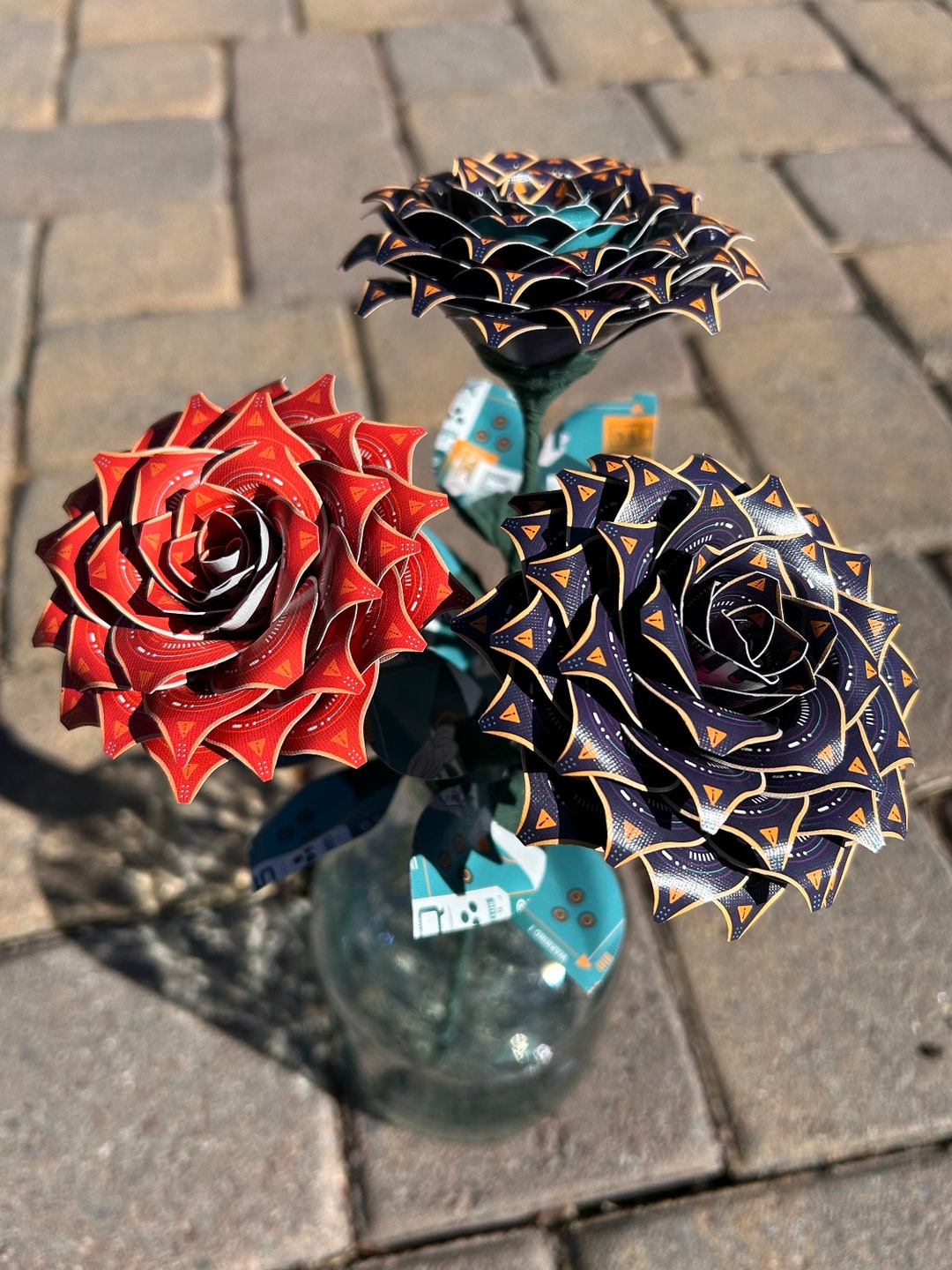 Cyberware Spiked PLAYING CARD Roses! Made With RARE Cyberware by ...
