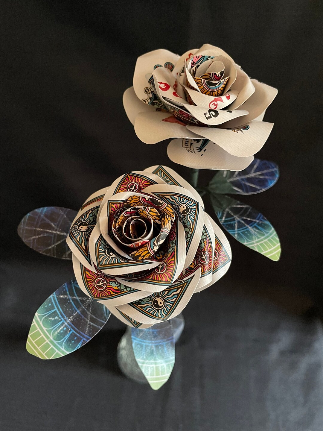 Grateful Dead PLAYING CARD Roses. Made From Theory 11 & Bicycle Playing ...