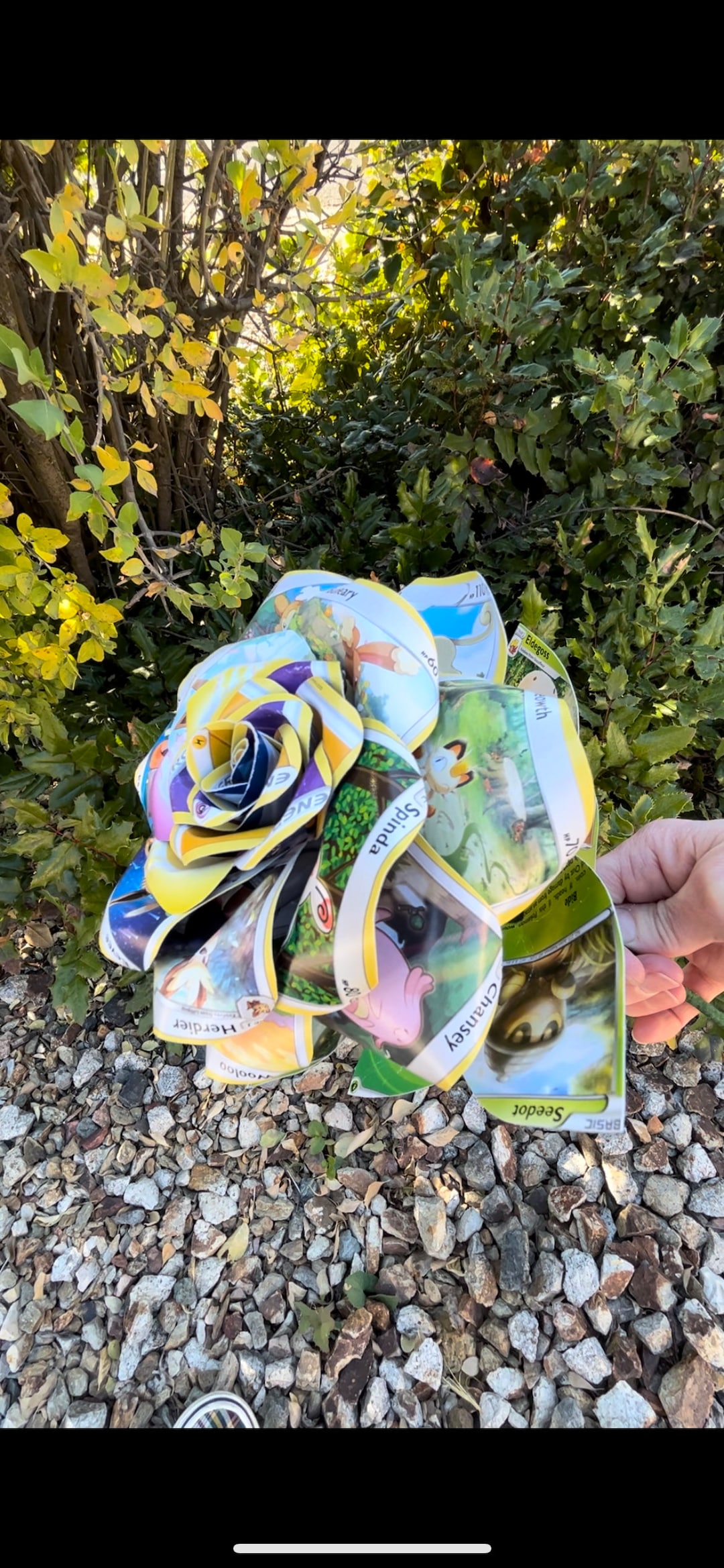 Pokémon ROSE: “adventure” Themed! One-of-a-kind Giant Multicolored Rose ...