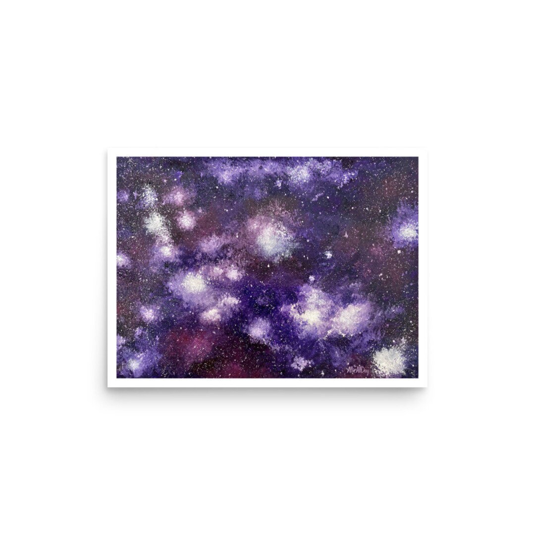 Galaxy - Art Print by Allieallday (with Bleed) - Etsy