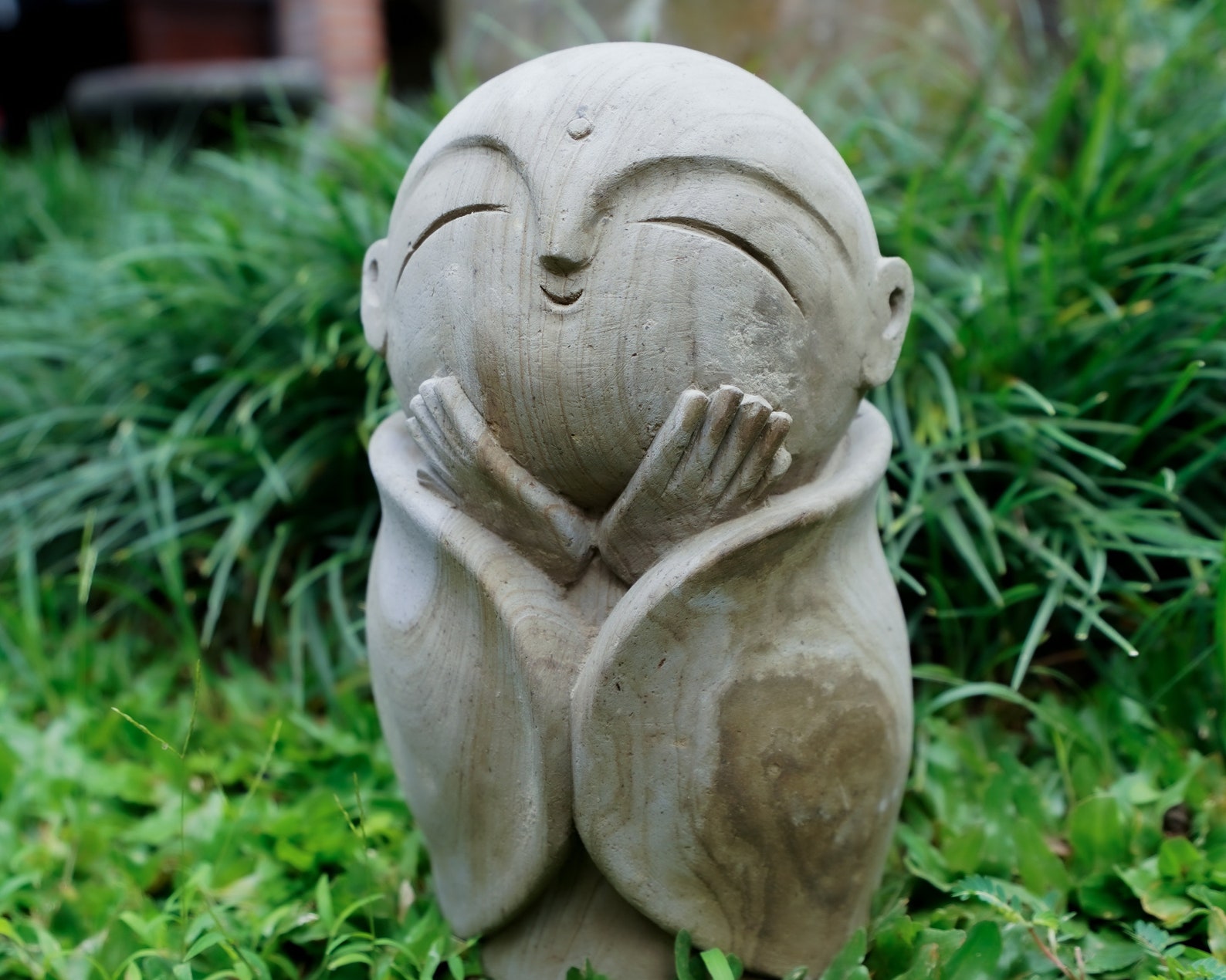 Jizo Statue 8 Inch High / 20 Cm Jizo Figurine Japanese - Etsy