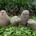 Funny Face Stone Statue Stone Face Figurine Stone Carving - Etsy