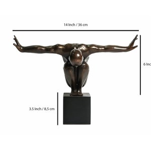 Bronze Swimmer Statue, Modern Art, Home Decor - Etsy