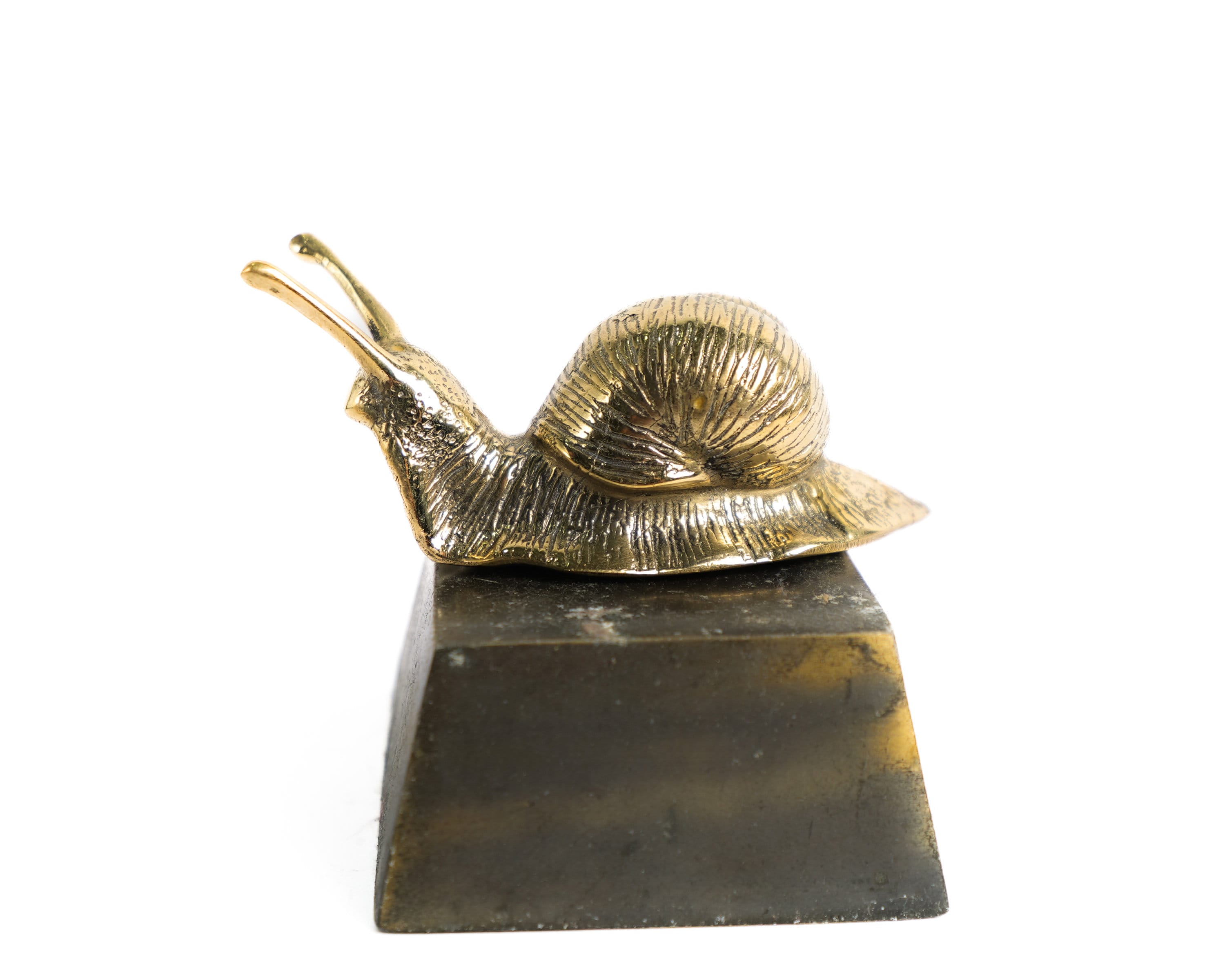 Vintage Snail Sculpture 2 Inch / 5 Cm Snail Brass Gold - Etsy