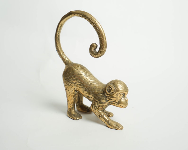 Mid Century, Modern Art3 Colors - Monkey Bronze 6.5 Inch / 16 Cm ...