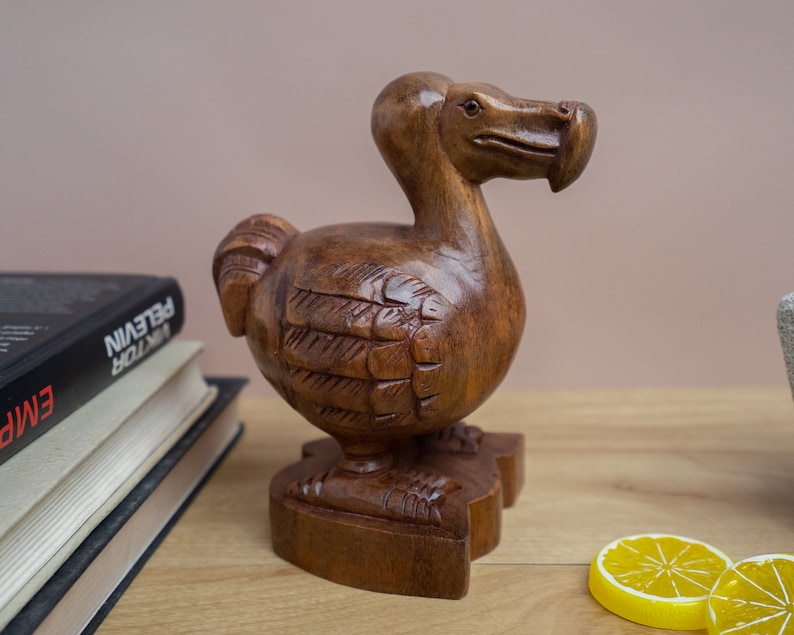 Hand Carved Wooden Dodo Bird Statue, Home Decor (7 Inch) - Etsy
