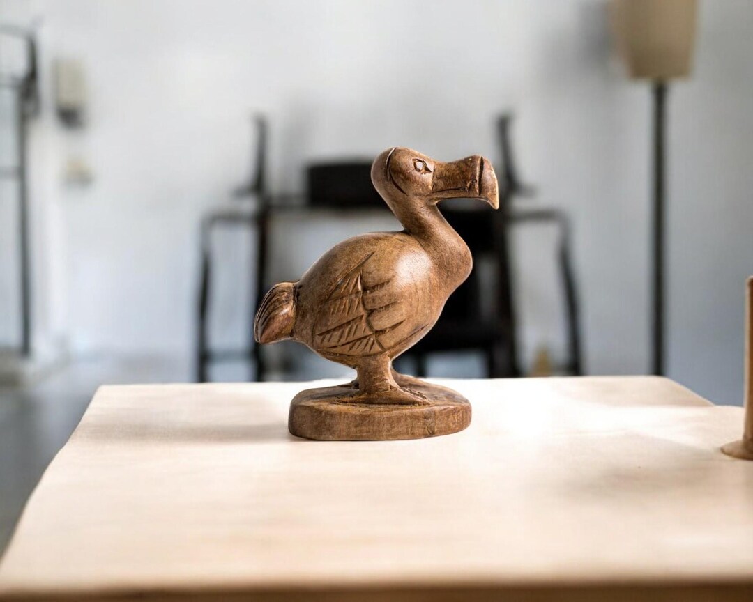 Dodo Bird 4 Inch / 10 Cm , Wood Statue, Wood Carving, Figurine, Home ...