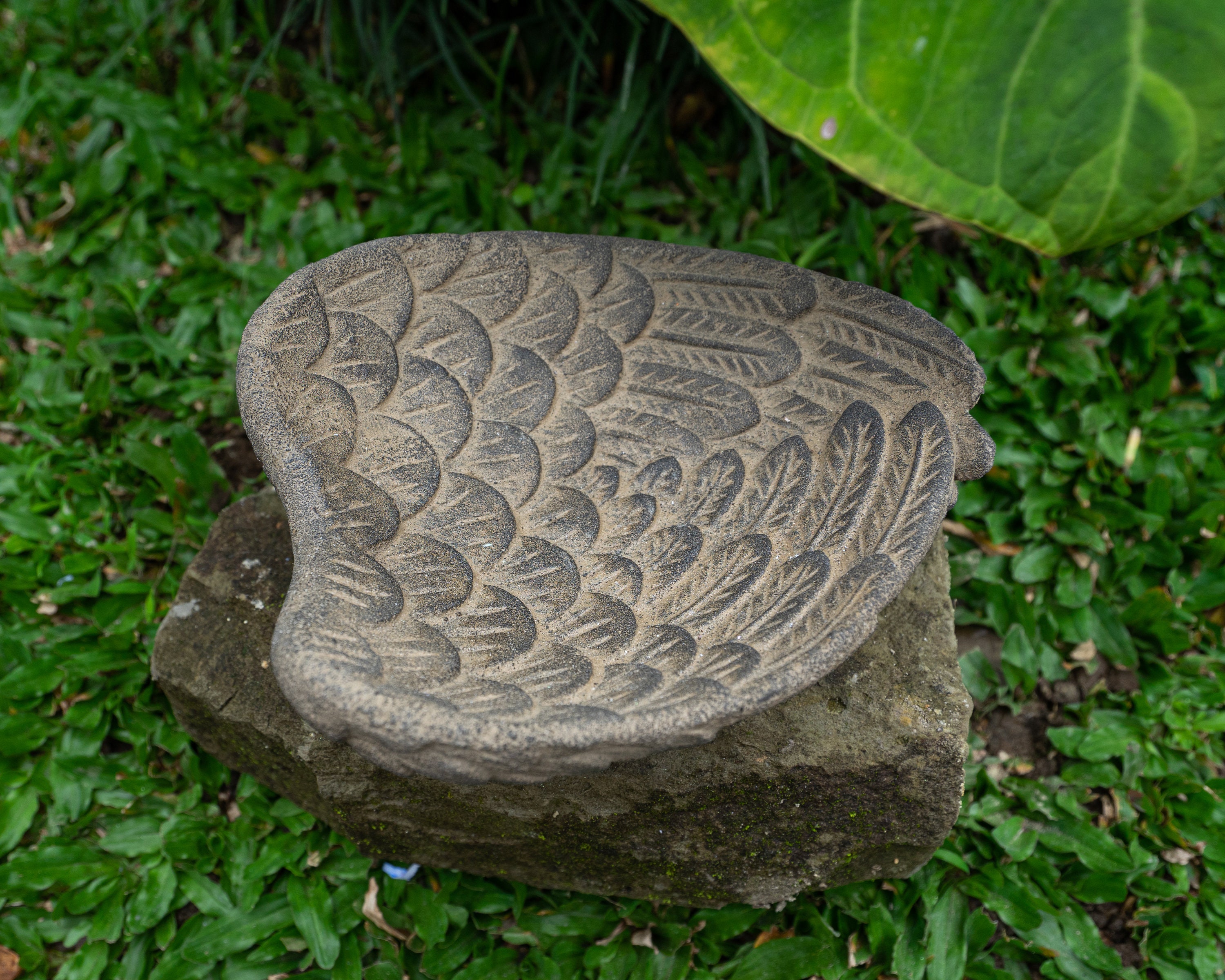Sculpture Art & Collectibles Wings stone Wings statue garden decor Wing ...