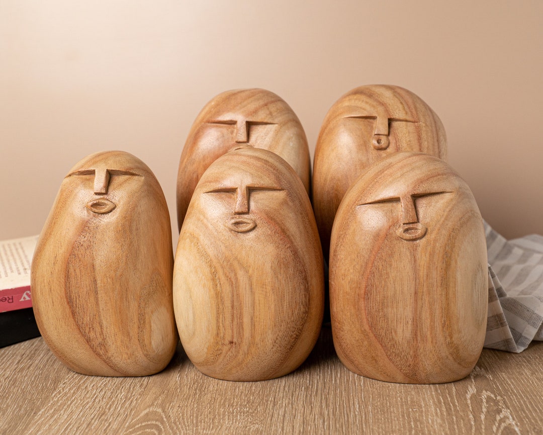 Funny Face Wood, Meme Family, Wood Carving, Room Decor, Family Decor ...