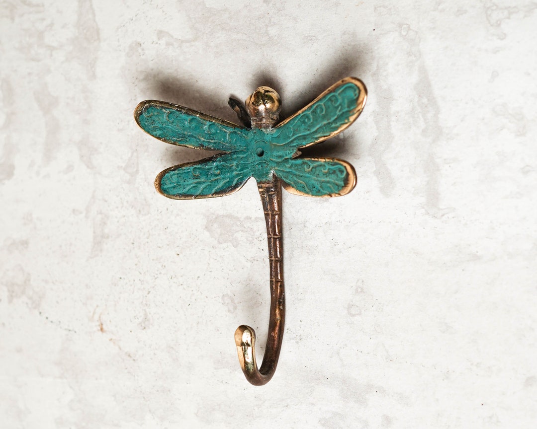 Dragonfly Hook 4 Inch / 10 Cm, Hook Bronze, Cloth Hanger, New Home Decor, Living Room, Bedroom ...