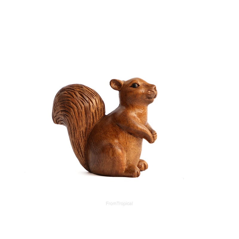 Carved Squirrel - Etsy