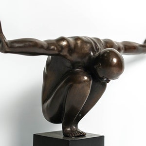 Bronze Swimmer Statue, Modern Art, Home Decor - Etsy