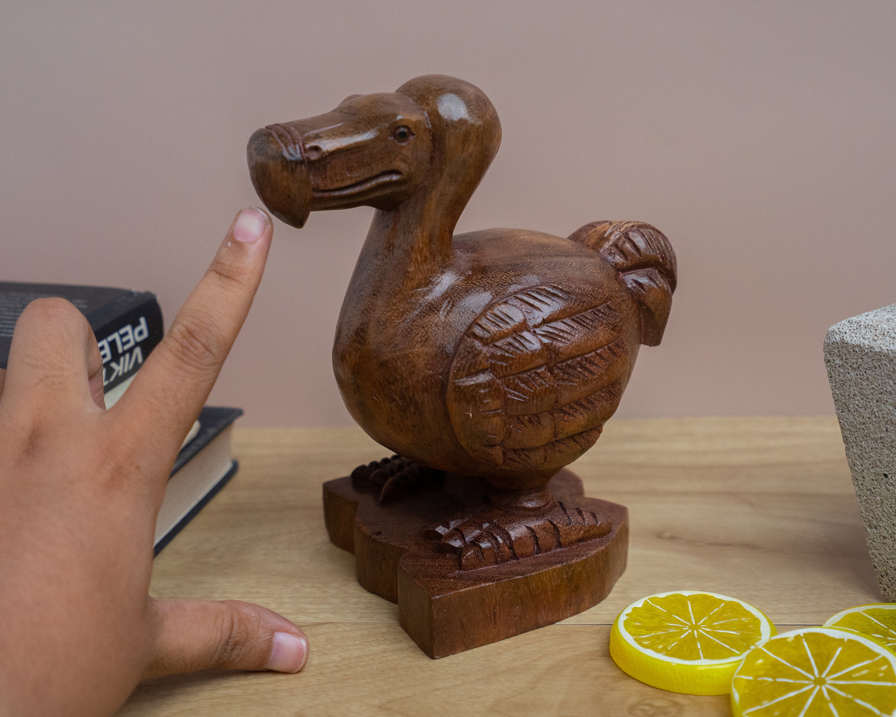 Hand Carved Wooden Dodo Bird Statue, Home Decor (7 Inch) - Etsy