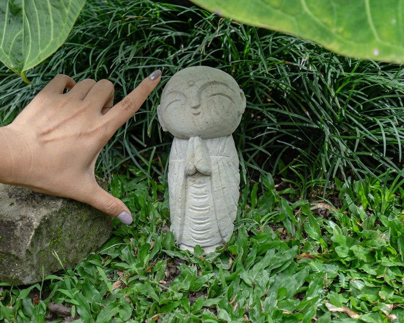 Jizo Statue 7 Inch / 17 Cm Jizo Figurine Japanese Buddha - Etsy