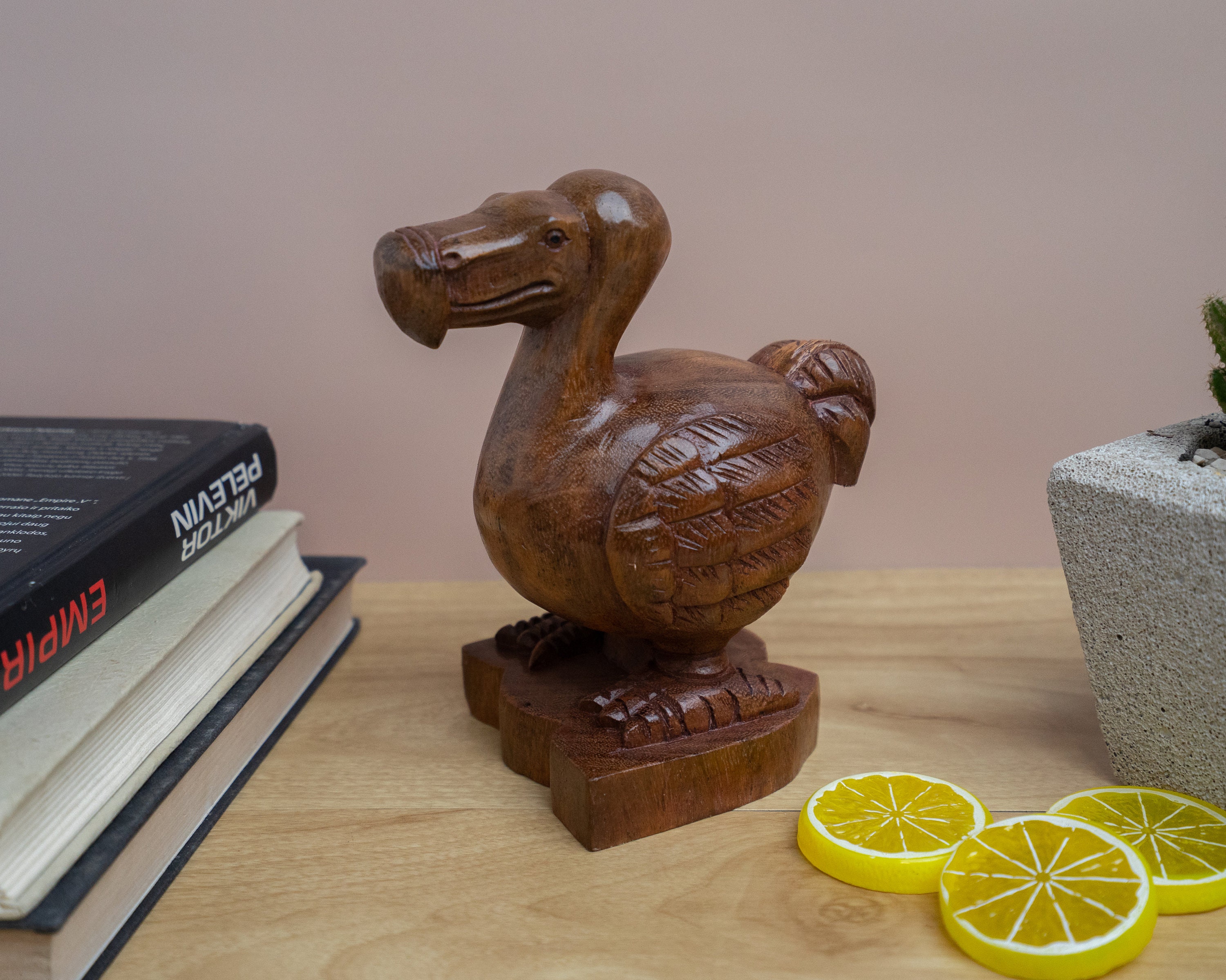 Dodo Bird 7 Inch / 17 Cm Wood Statue Wood Carving Figurine | Etsy
