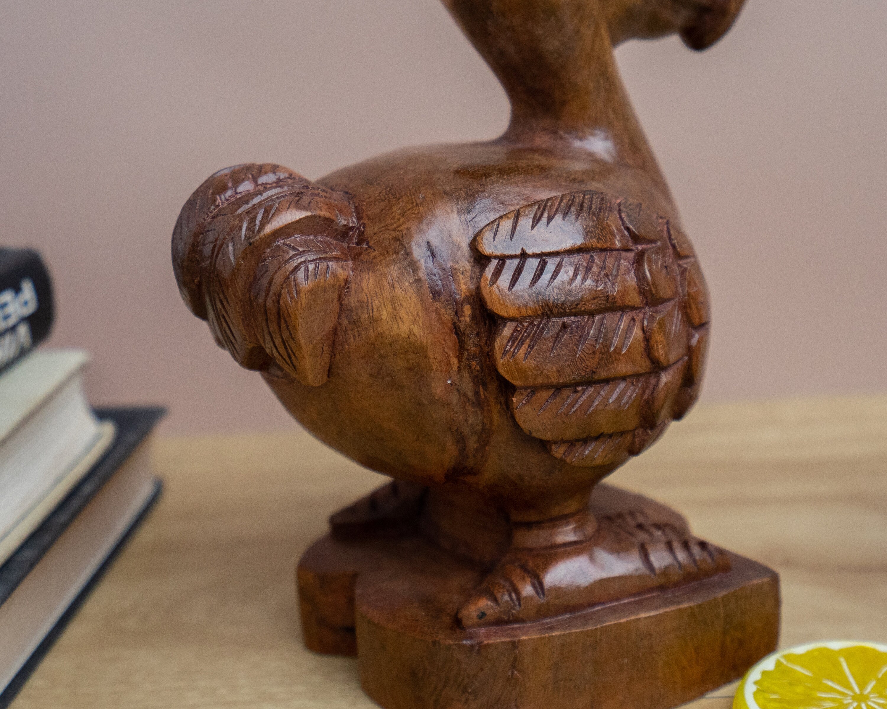 Dodo Bird 7 Inch / 17 Cm Wood Statue Wood Carving Figurine - Etsy