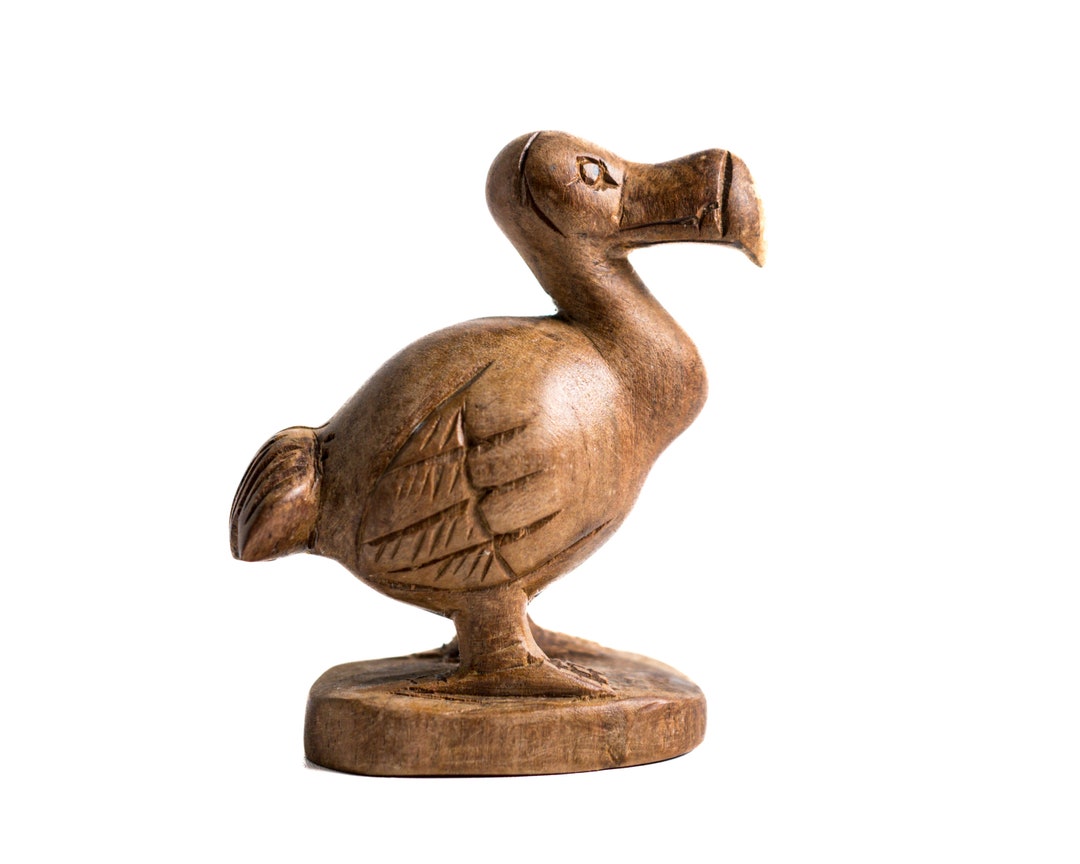 Dodo Bird 4 Inch / 10 Cm , Wood Statue, Wood Carving, Figurine, Home ...