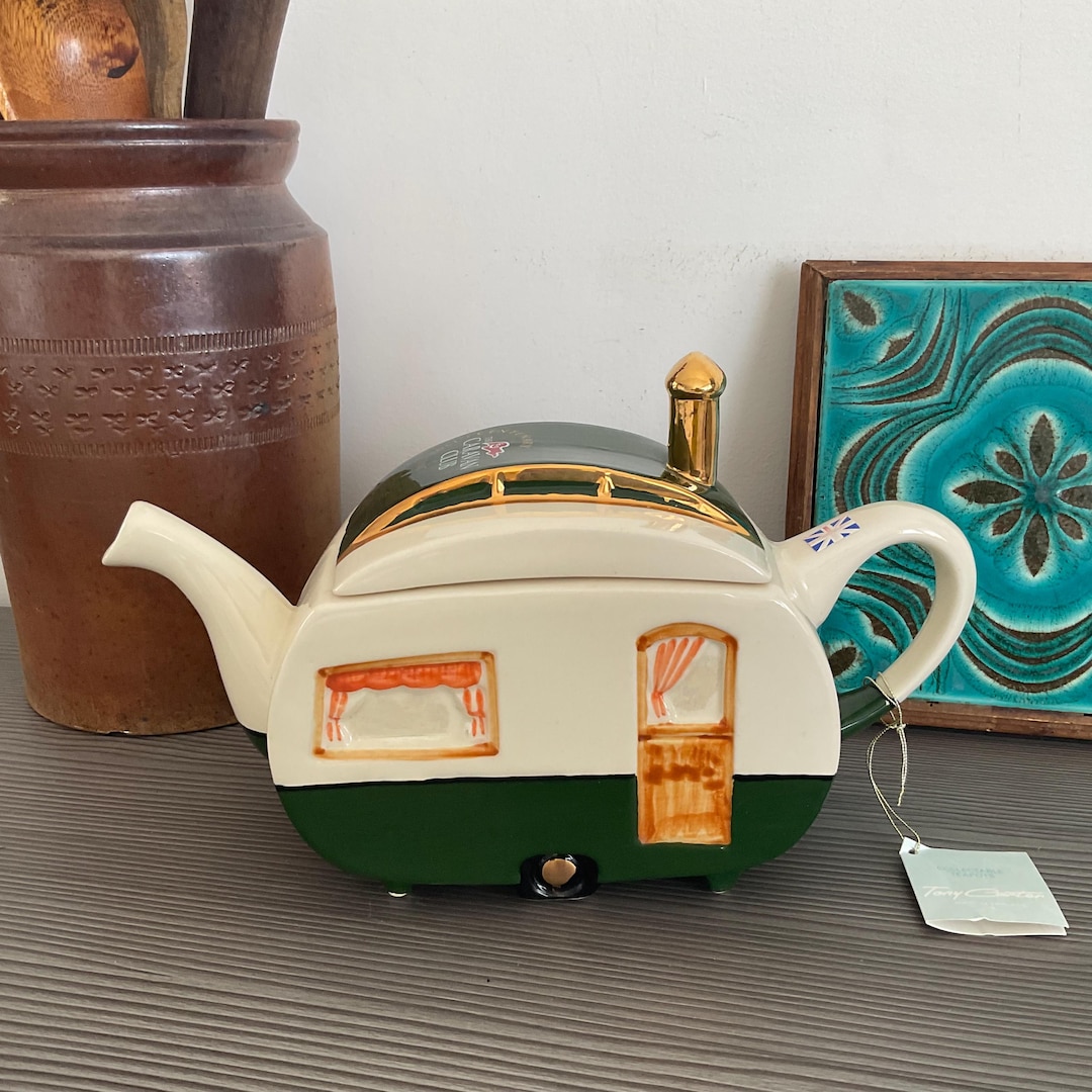 TONY CARTER Caravan Club Teapot: Limited Edition Collectible - Etsy
