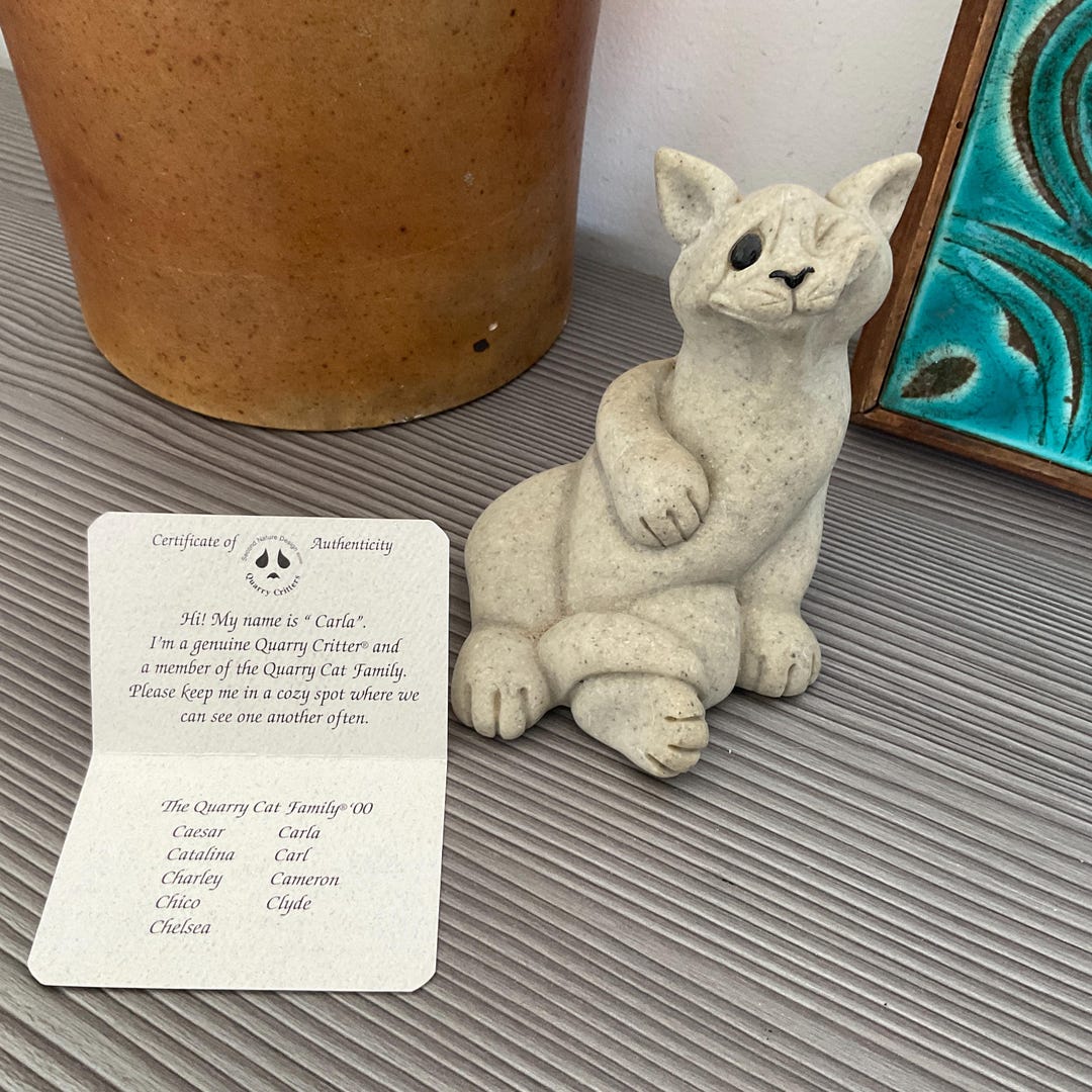 Handsome Quarry Critters, Second Nature Design ‘CARLA’ Cat, Born in ...