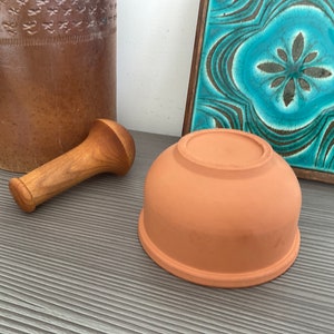 Vintage Henry Watson Pottery Mortar and Pestle, Terracotta Herb/spice ...