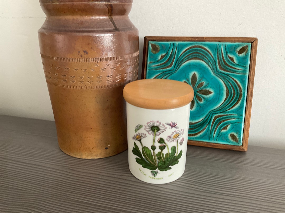 Vintage PORTMEIRION Botanic Garden Collection, Lidded Storage Jar ...