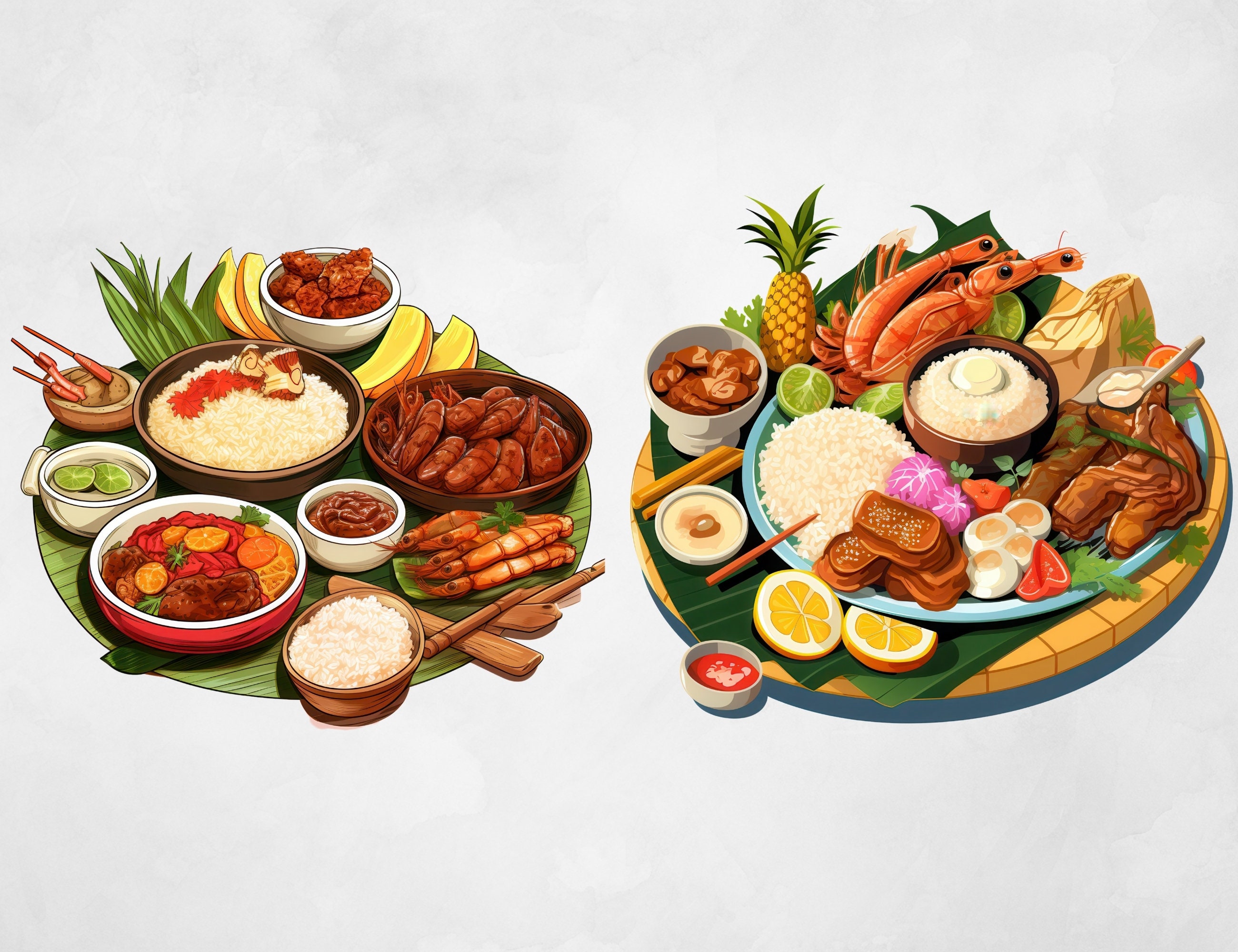 Filipino Food Clipart, Pinoy Street Food, Food Art, Snack Illustration ...