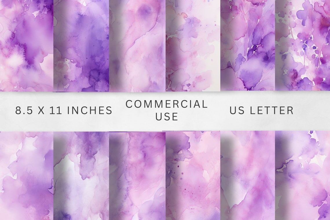 Lavender Texture Clipart, Digital Paper Pack, Purple Background, JPG ...