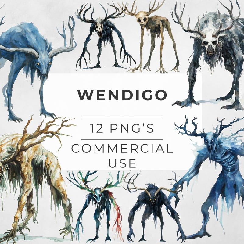 Wendigo Art - Etsy