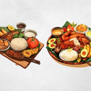 Filipino Food Clipart, Pinoy Street Food, Food Art, Snack Illustration ...