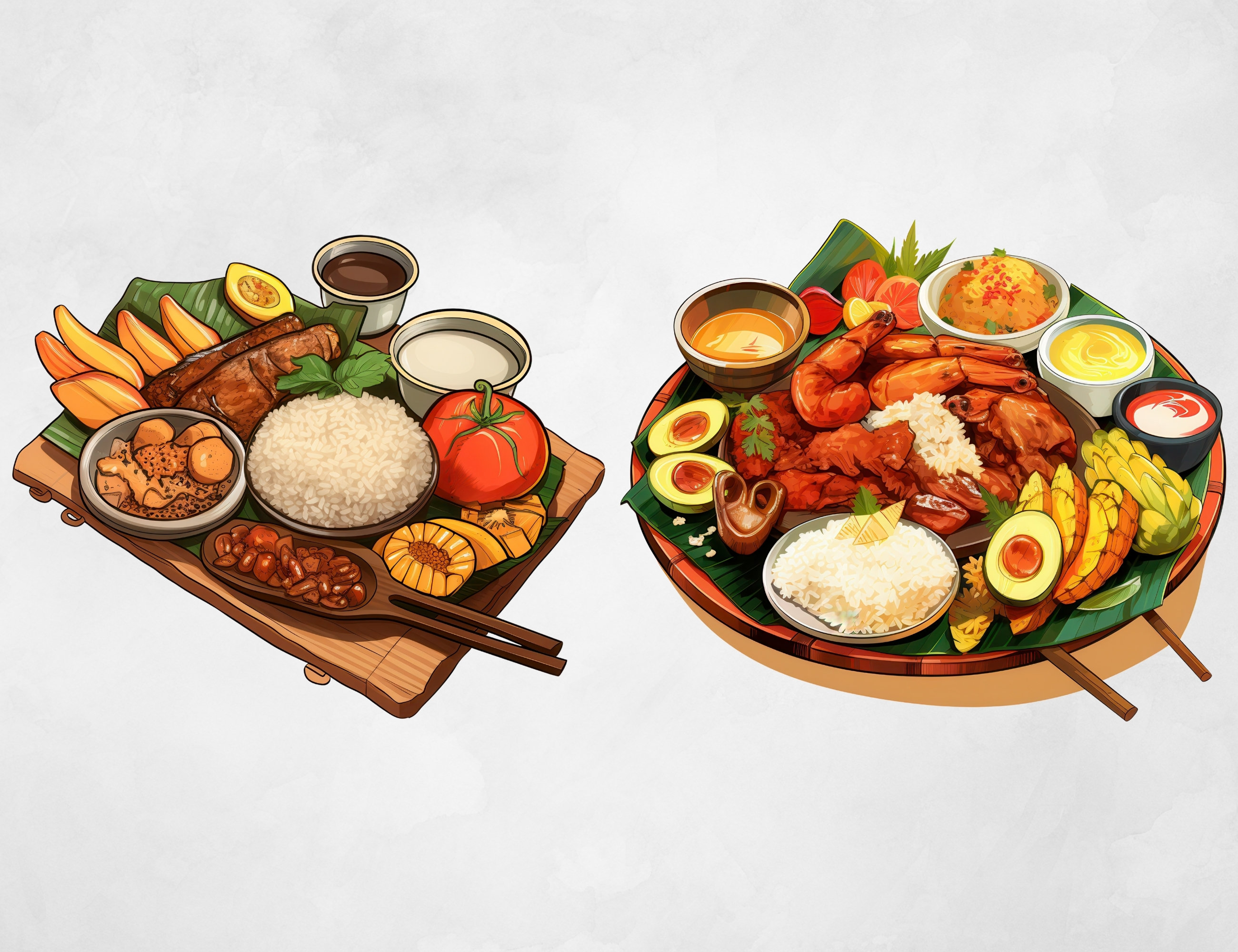 Filipino Food Clipart, Pinoy Street Food, Food Art, Snack Illustration ...