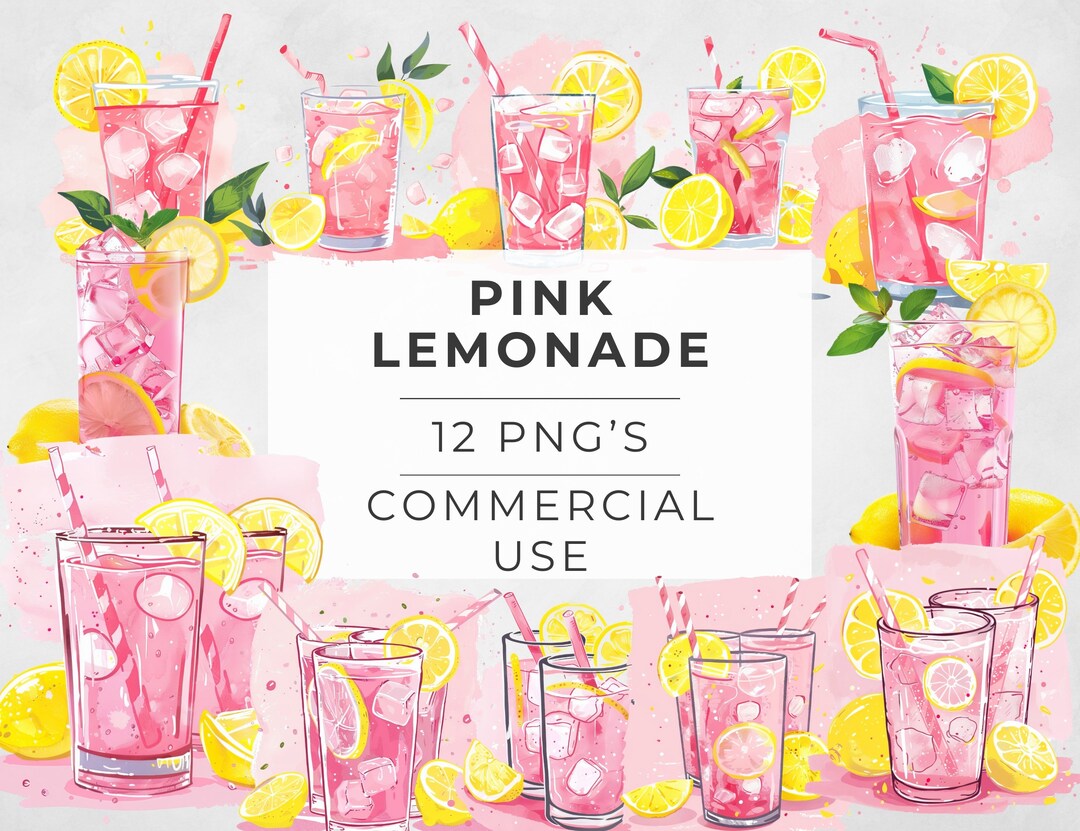 Pink Lemonade Clipart, Stand Images, Party Invitation Pictures ...