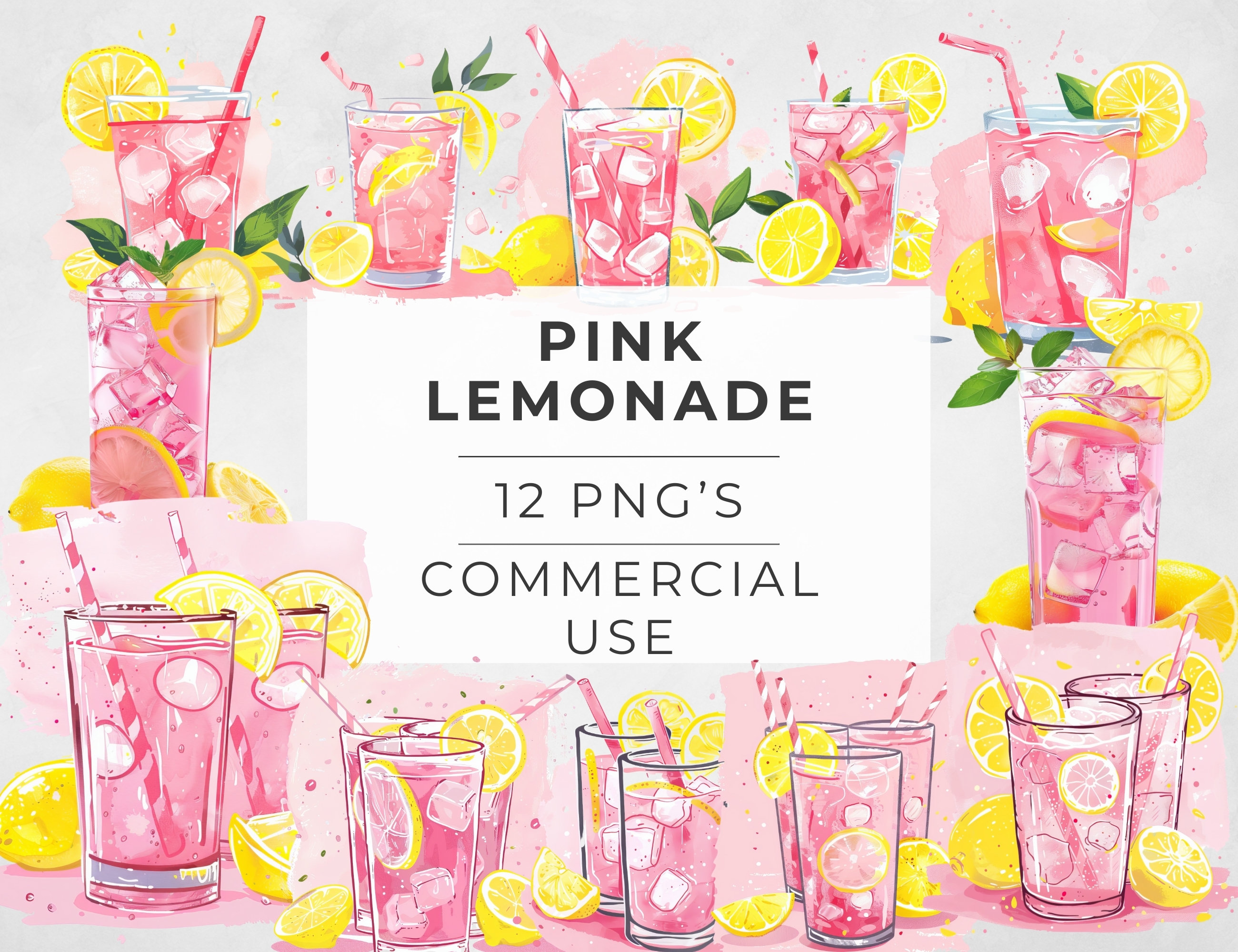 Pink Lemonade Clipart, Stand Images, Party Invitation Pictures ...