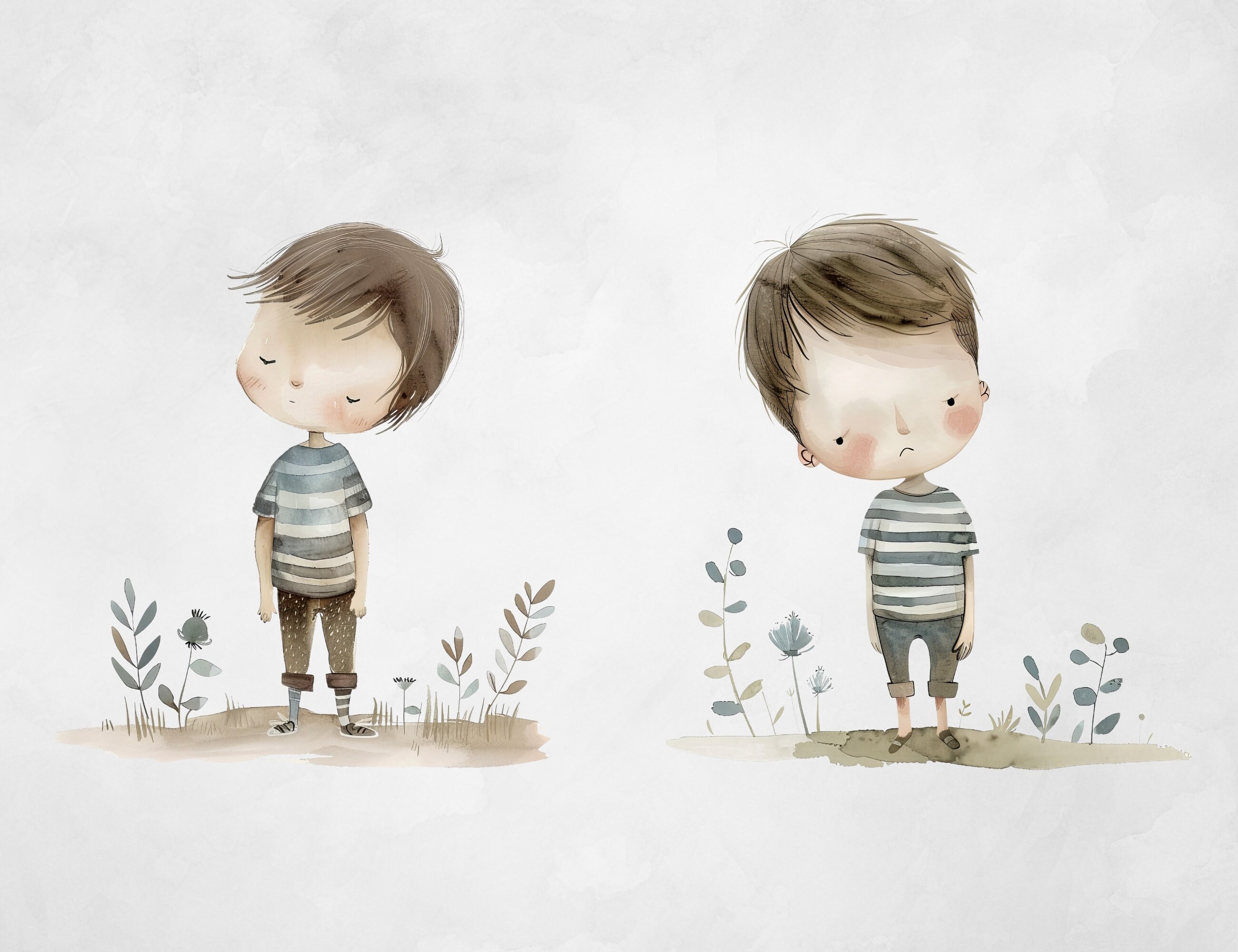 Clipart Whimsical Boy, Mixed Media, Quirky, Male, Junk Journal Images ...