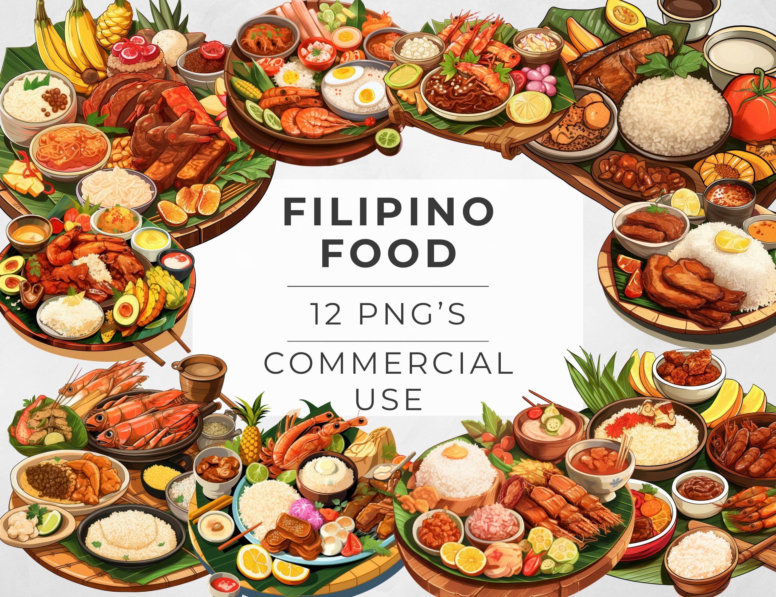 Filipino Food Clipart, Pinoy Street Food, Food Art, Snack Illustration ...